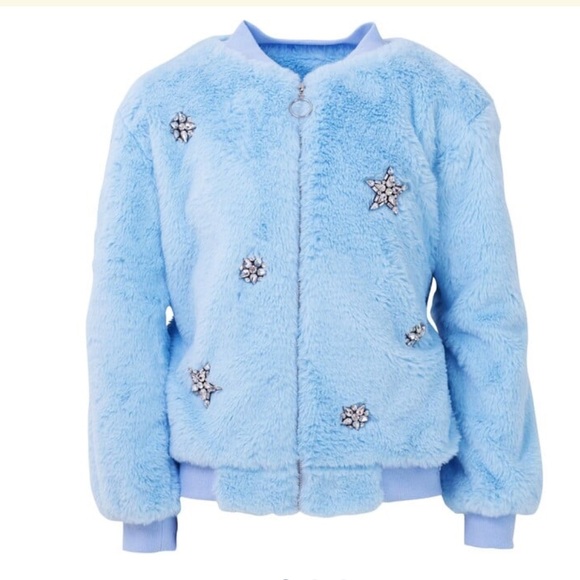 Lola + The Boys | Jackets & Coats | Lola And The Boys Blue Ice Princess ...